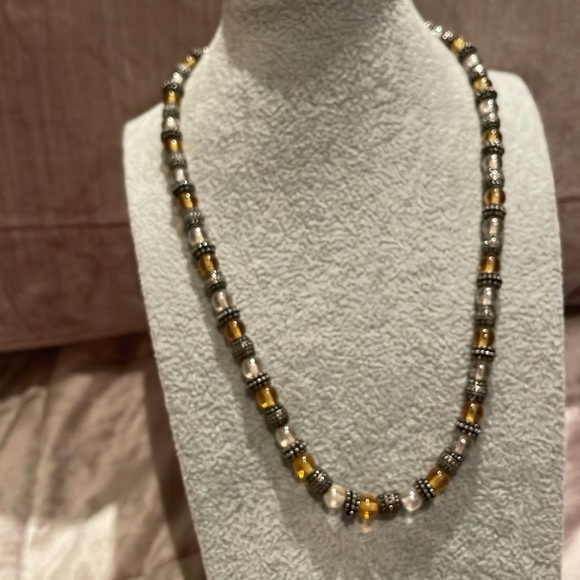 Napier | Jewelry | Napier Glass Lantern Bead Necklace 8 | Poshmark